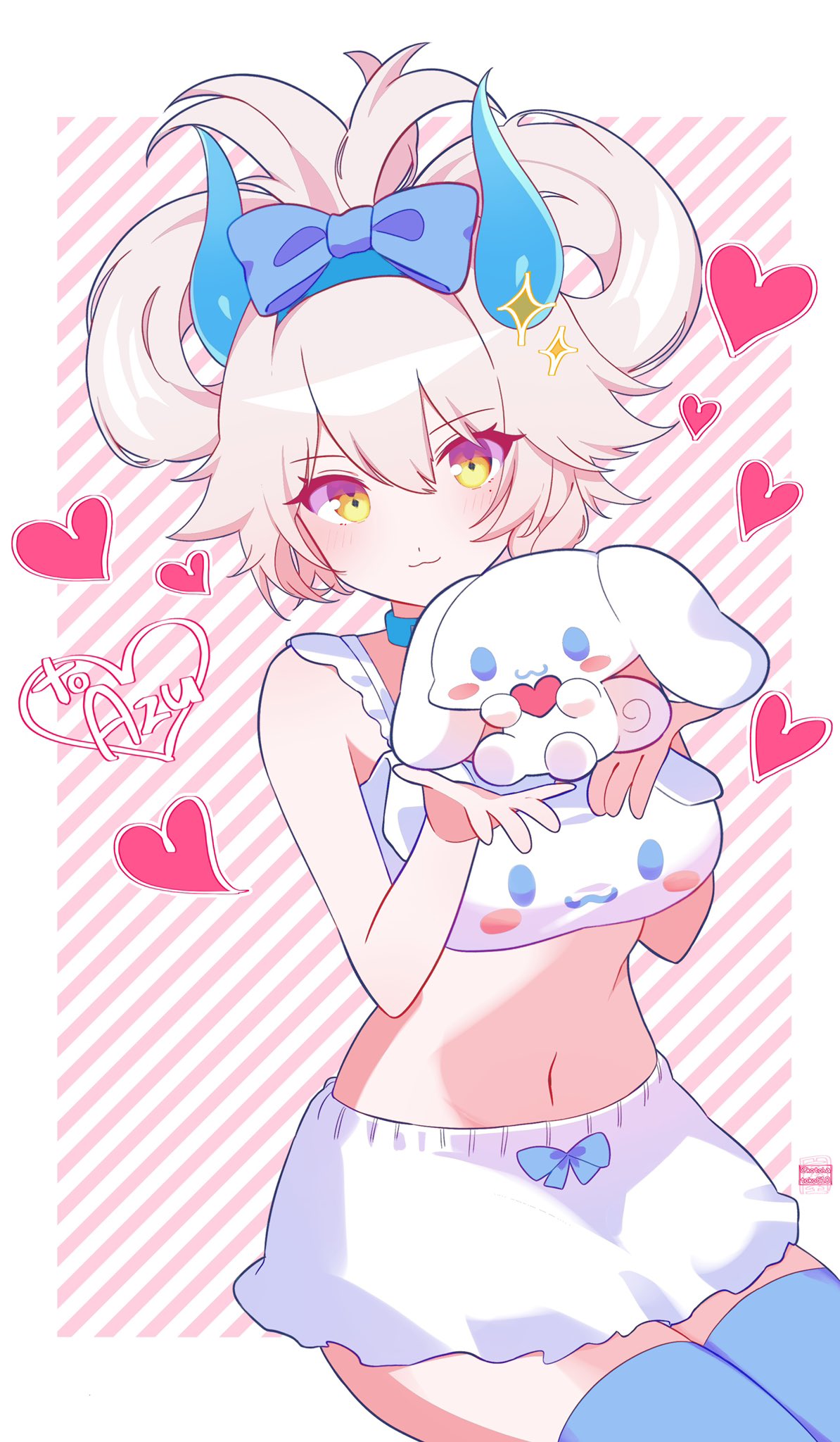 AzuRyuna 🦀 Vtuber | Vsinger on Twitter: "I love Cinnamoroll 🥹💙 #vtubervsirl #Vtuber #AzuRyunArt ...