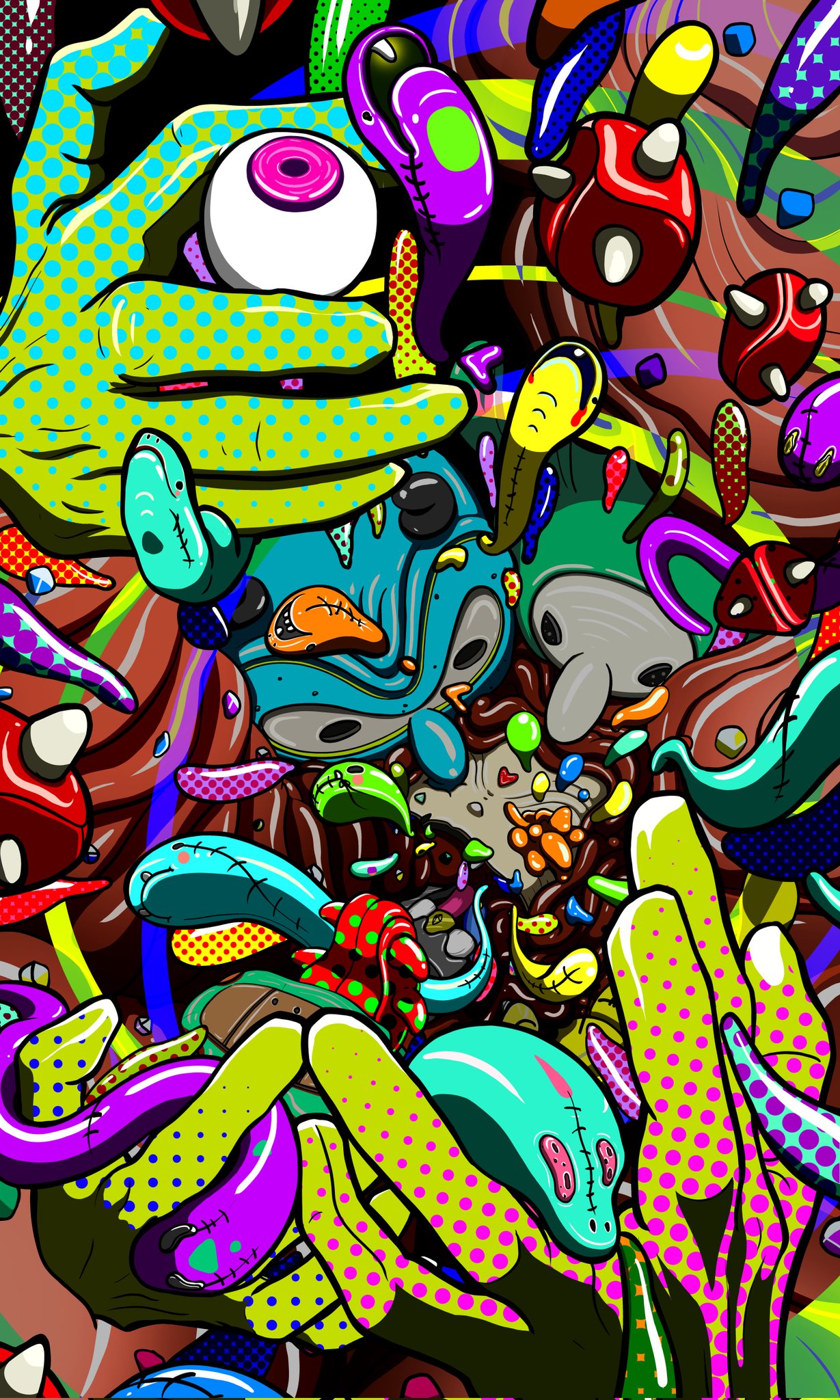 Weird Trippy Wallpaper