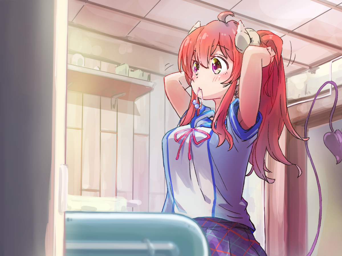 いこら@DQX on Twitter: "ぽにての日。まぞくの日常風景その2 #まちカドまぞく #シャミ子 https://t.co/yVI6N7JEQP https://t.co ...