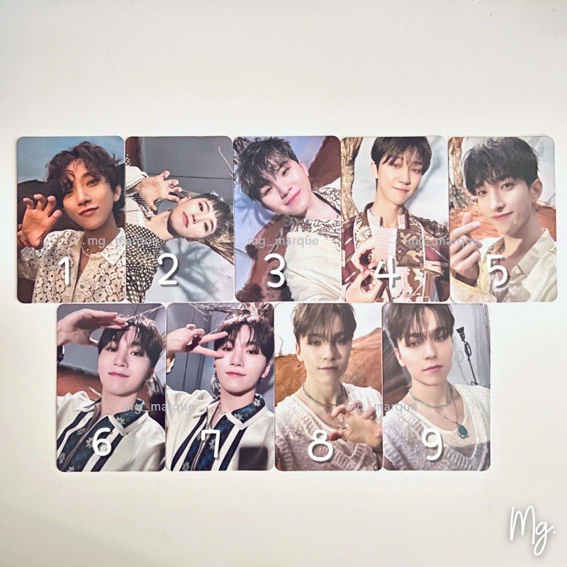 Kpop Fashion on Twitter: "SEVENTEEN Face The Sun album - Photocard pc (Control, Shadow, Ray ...