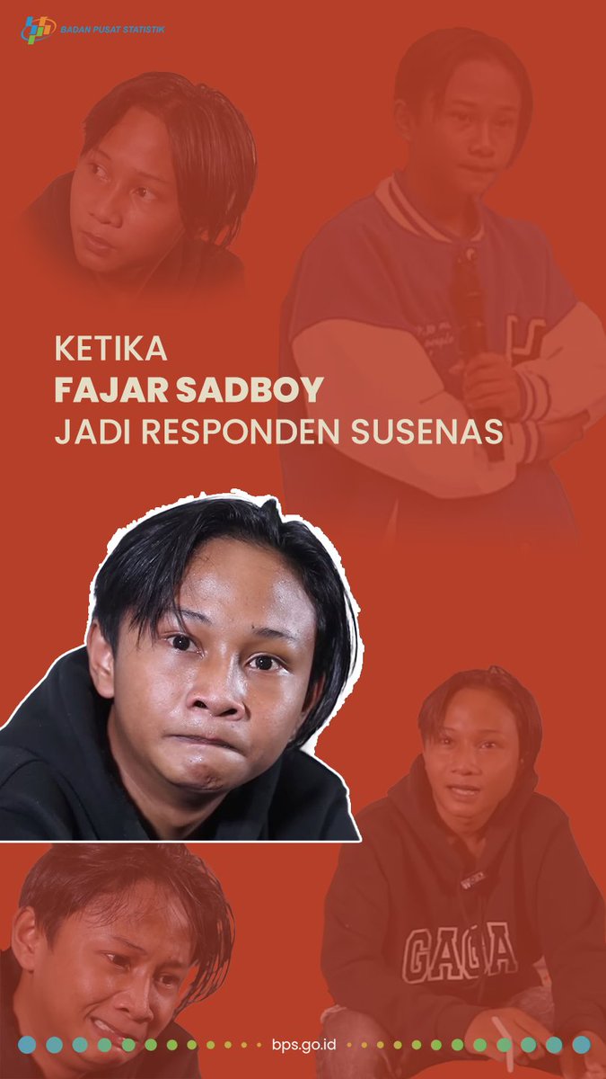Badan Pusat Statistik on Twitter: "Hmmm...bagaimana ya jika Fajar Sadboy jadi responden Susenas ...