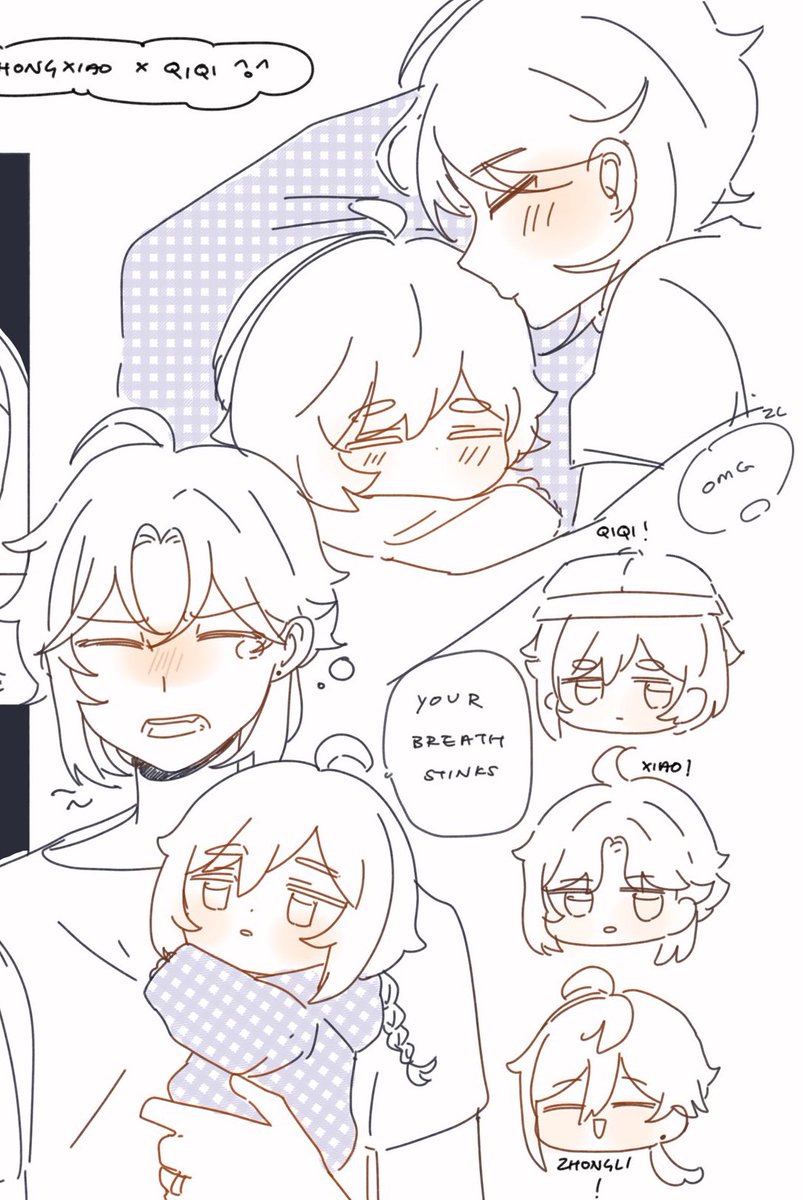 「Qiqi's weekly routine #xiao #原神 」Ceni 🎐の漫画