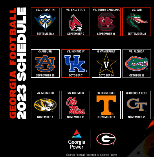 Patrick Garbin on Twitter: "In 2023, #UGA will host in Athens its first ...