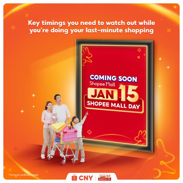 Shopee Malaysia on Twitter: "While waiting for Jan 15 CNY Shopee Mall Day tomorrow, watch out ...