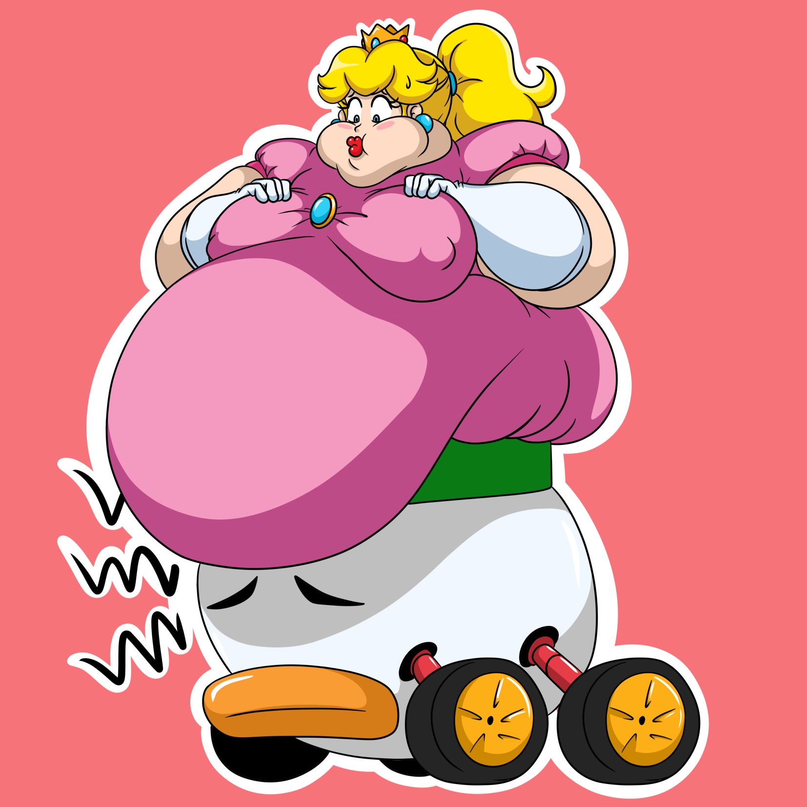 Fat Princess Peach Rosalina Princess Peach Mario Kart 8 Nintendo Video