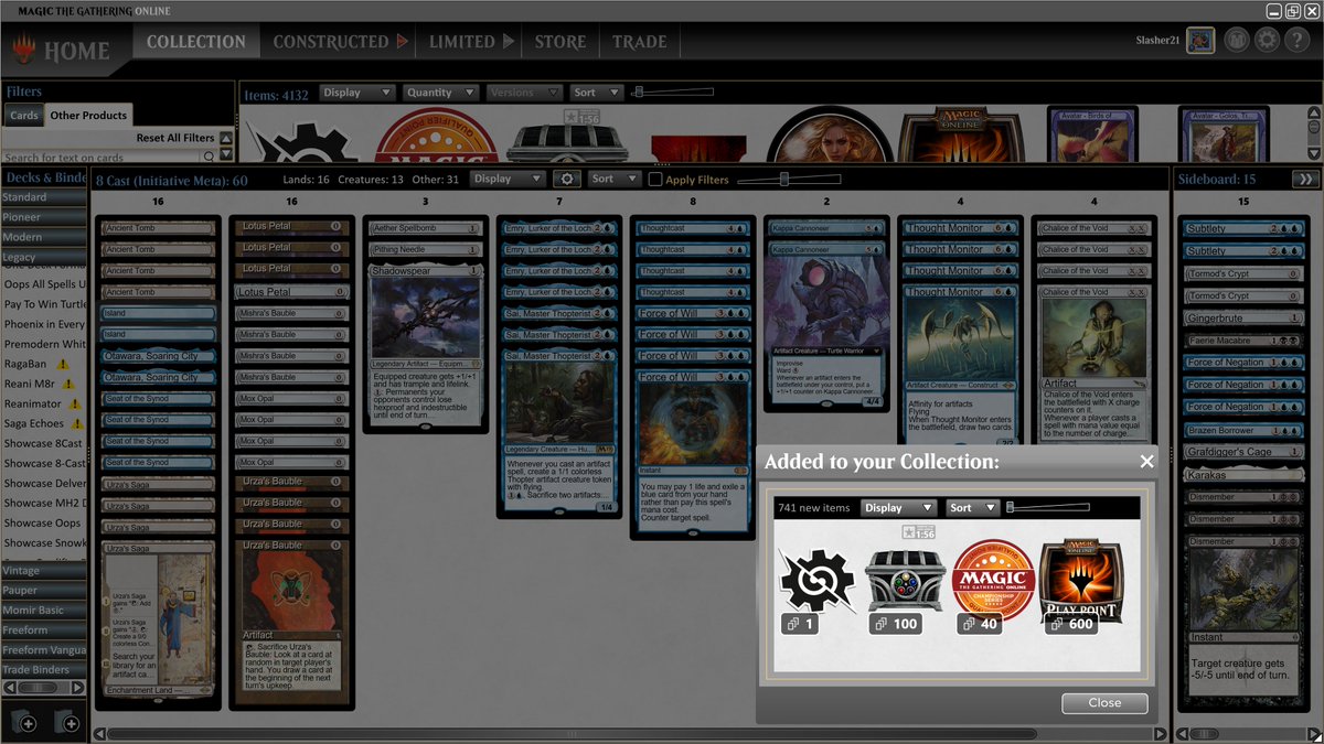 Ryan Haddad (Slasher21) on Twitter: "Won the Legacy Challenge with 8Cast! Deck is in a great ...