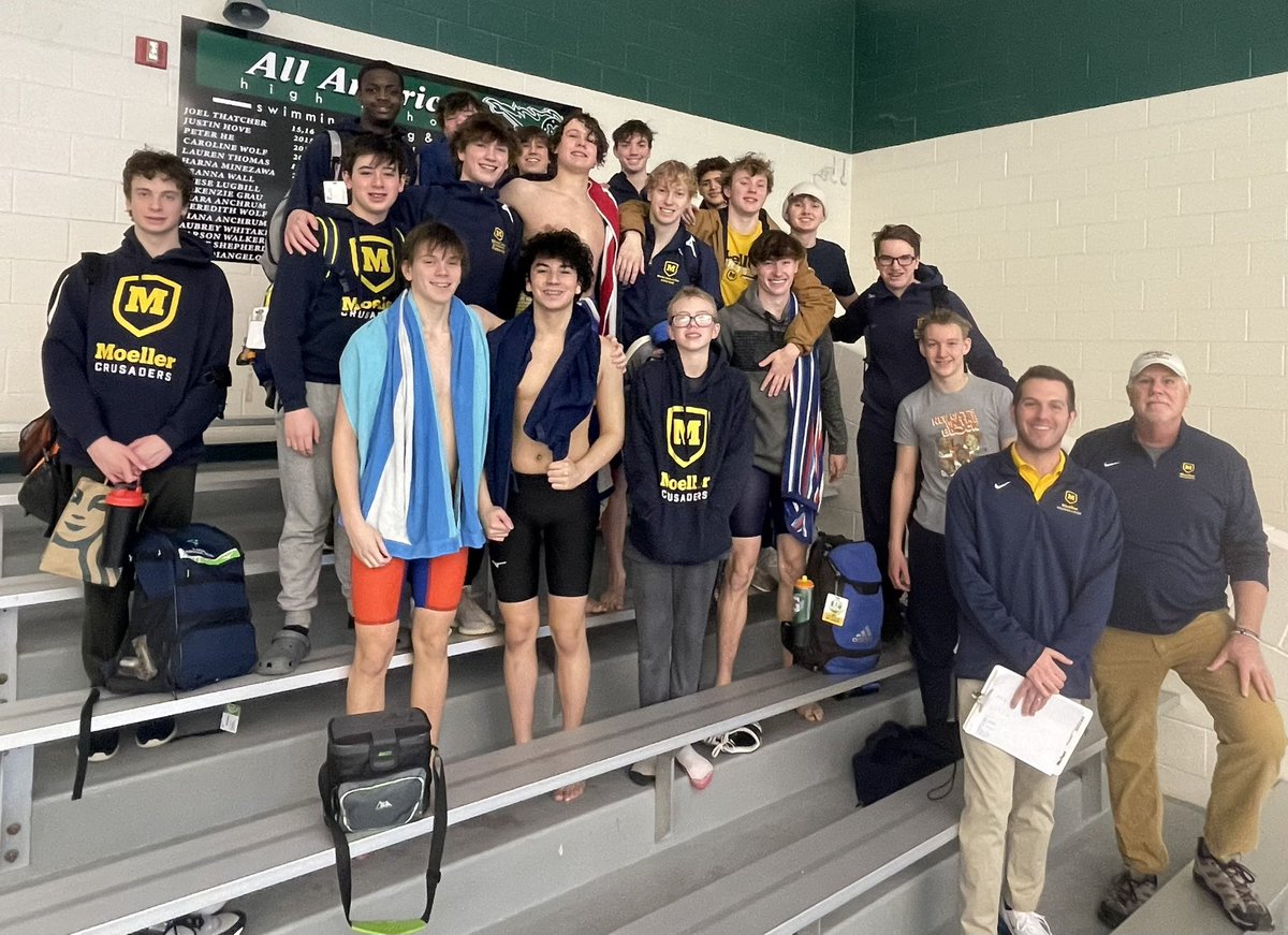 Moeller Swimming & Diving on Twitter: "Some great swims today!! Qualifying for finals tonight ...