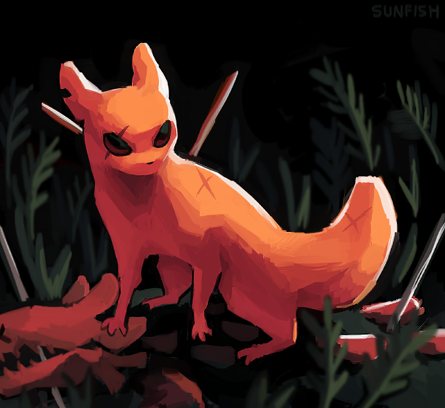 SUNFISH🪷 on Twitter: "The Hunter 🗡️ #Rainworld"