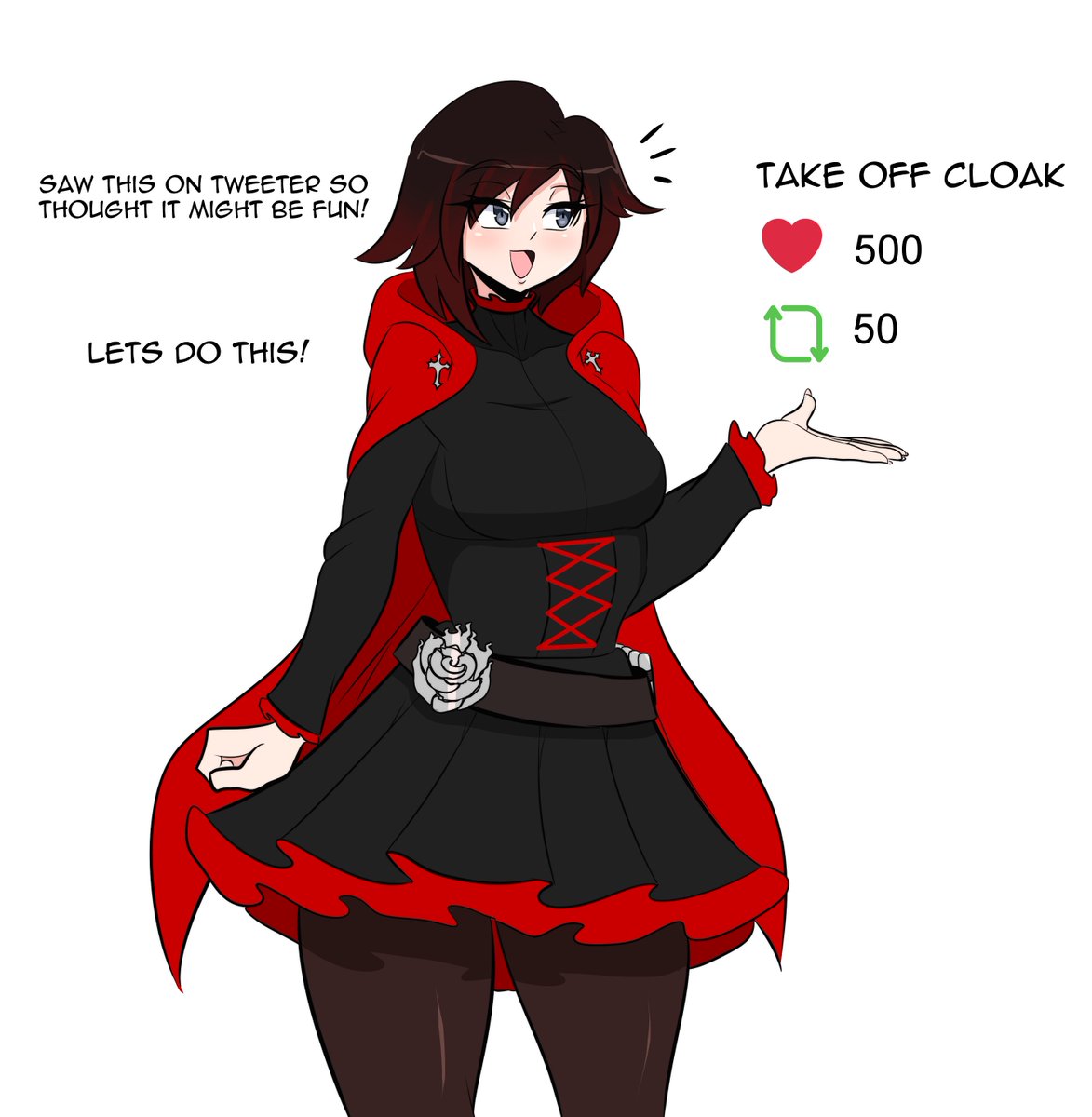 The Facility~ on Twitter: "RT @KinaTheFox2: Ruby strip game round 1~ 🥰☺️ #RWBY"
