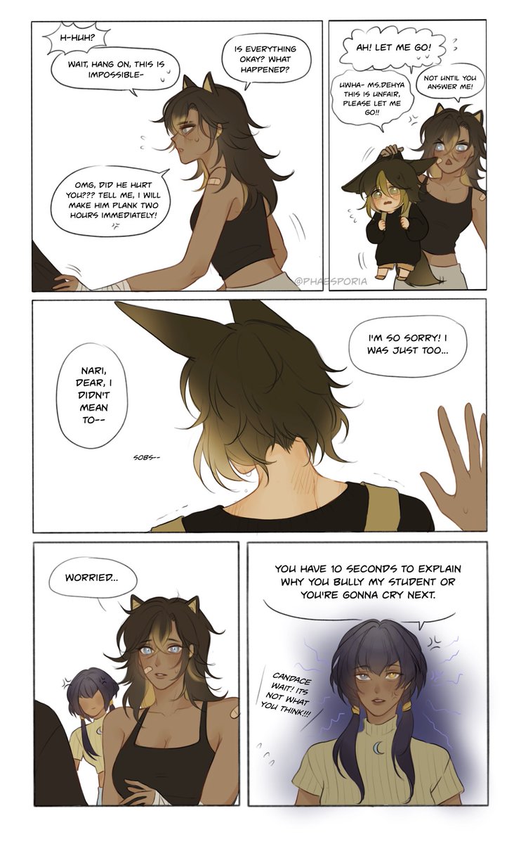 official phaes waitlist full on Twitter: "#cynonari comic (1/?) "every relationship must come to ...