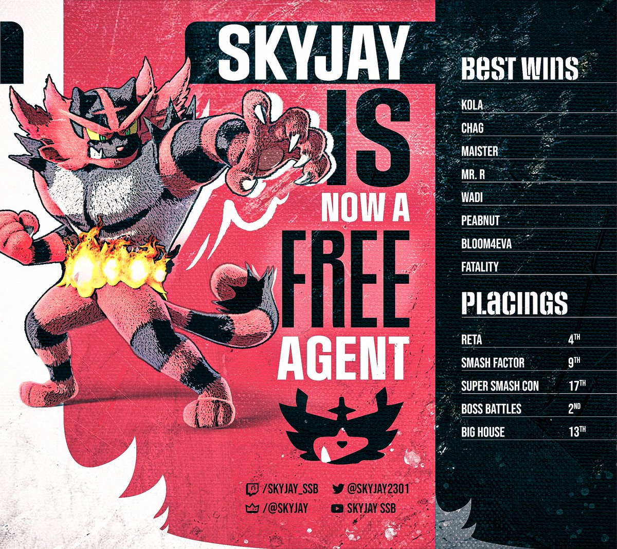 Skyjay on Twitter: "Im parting ways with @gamingilluzion, im now a free agent"