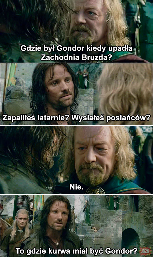 Piotr Niemiec on Twitter: "No właśnie. Gdzie był ten Gondor?"