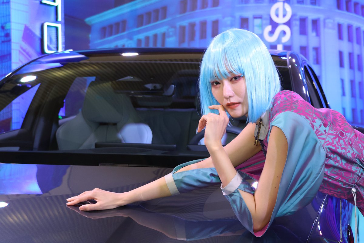 shigechi🍃🫧 on Twitter: "TAS2023 Day3 北ホール9 BYD Auto Japan 本日のアンドロイドゆまりえさん(@yumarie2) #東京オートサロン ...