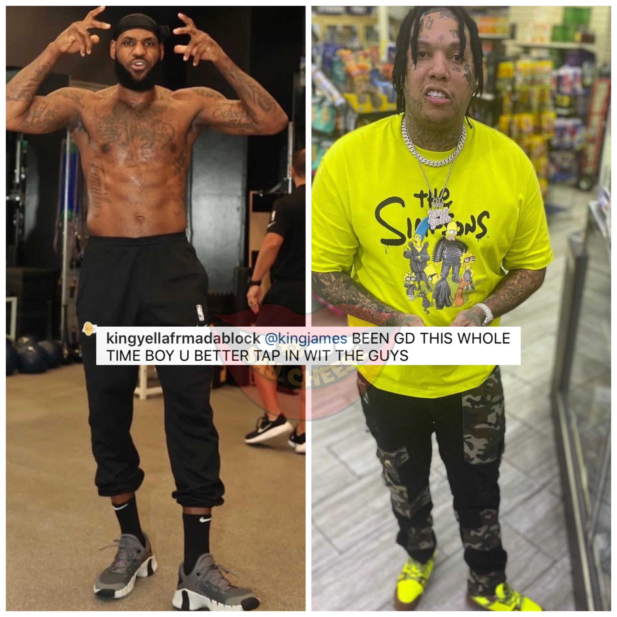 Lebron James Gang Sign