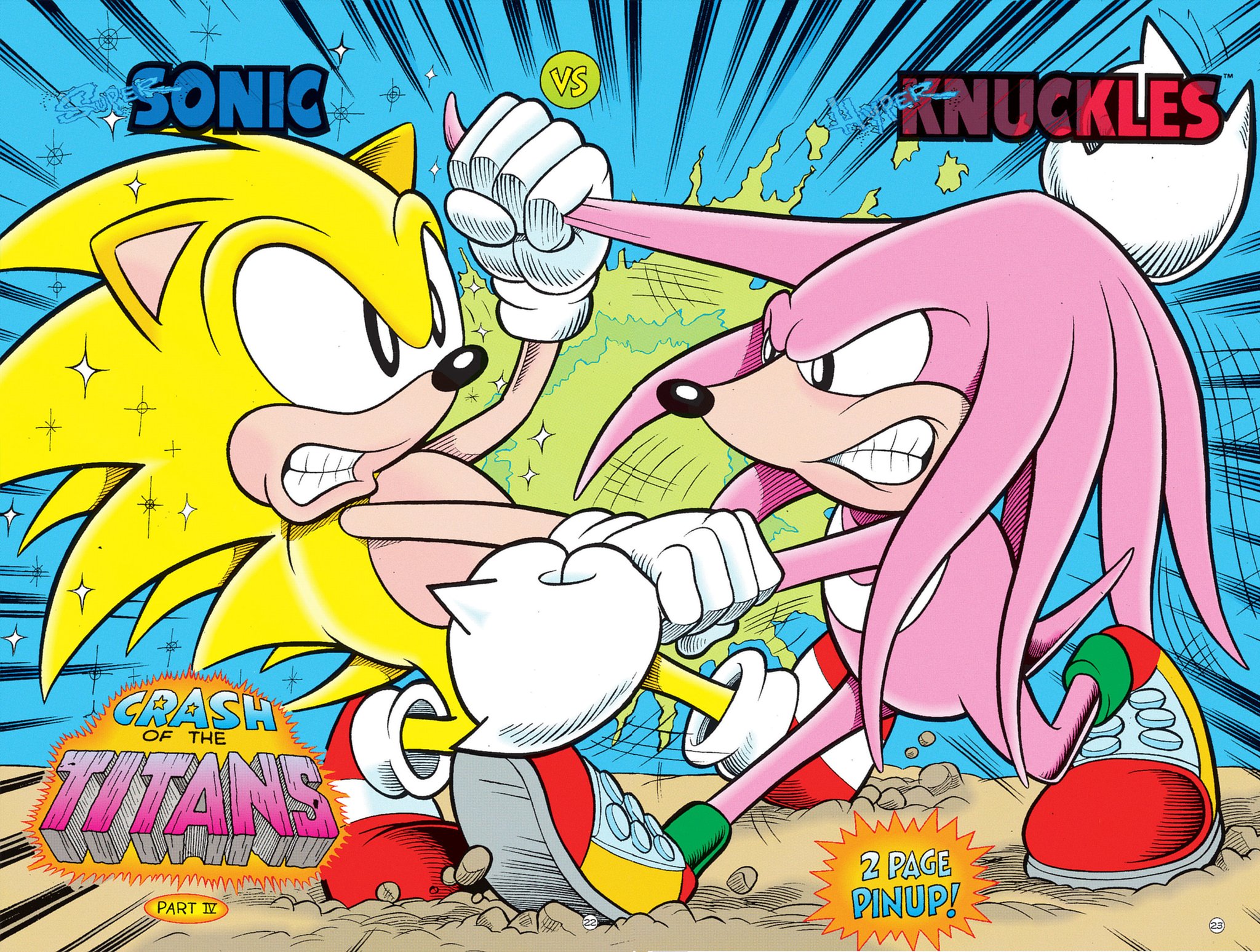 Super Sonic Vs Hyper Knuckles