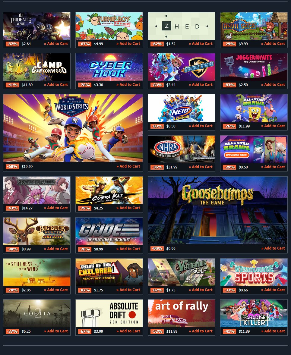 Wario64 on Twitter: "Arcade & Indies game sale on Gamesplanet https://bit.ly/3iFojpm #ad"