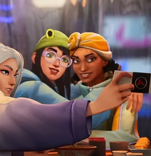 raze and killjoy from valorant sapphics like @sapphicslike