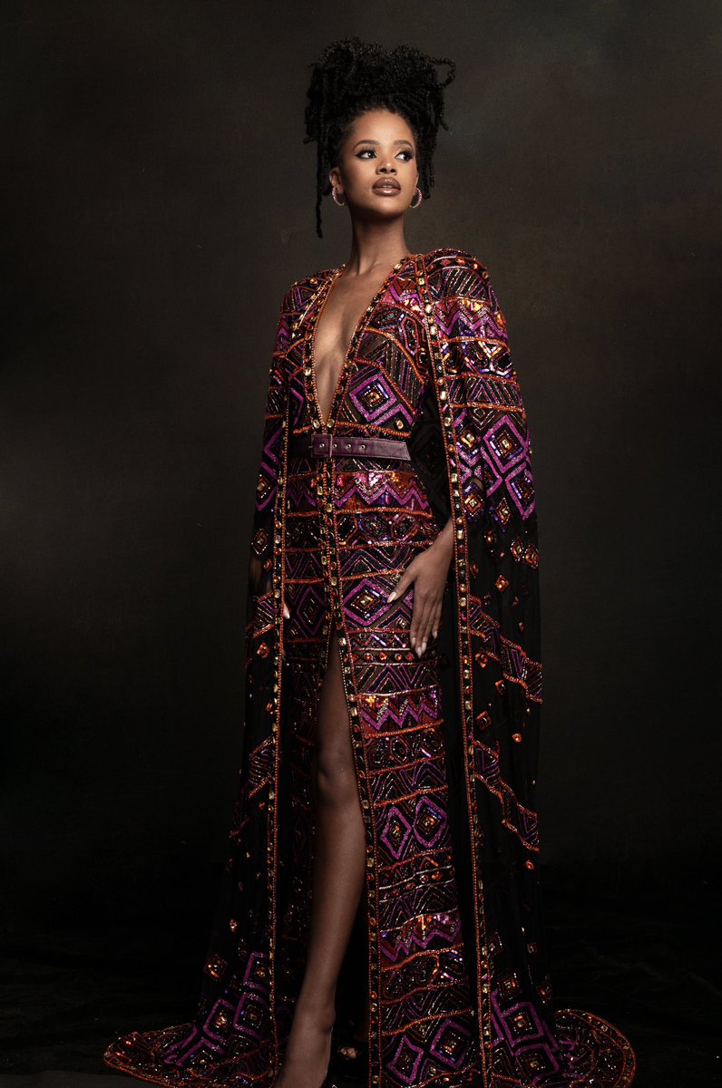 Miss South Africa on Twitter: "Ndavi Nokeri graces the Miss Universe stage in a beautiful ...