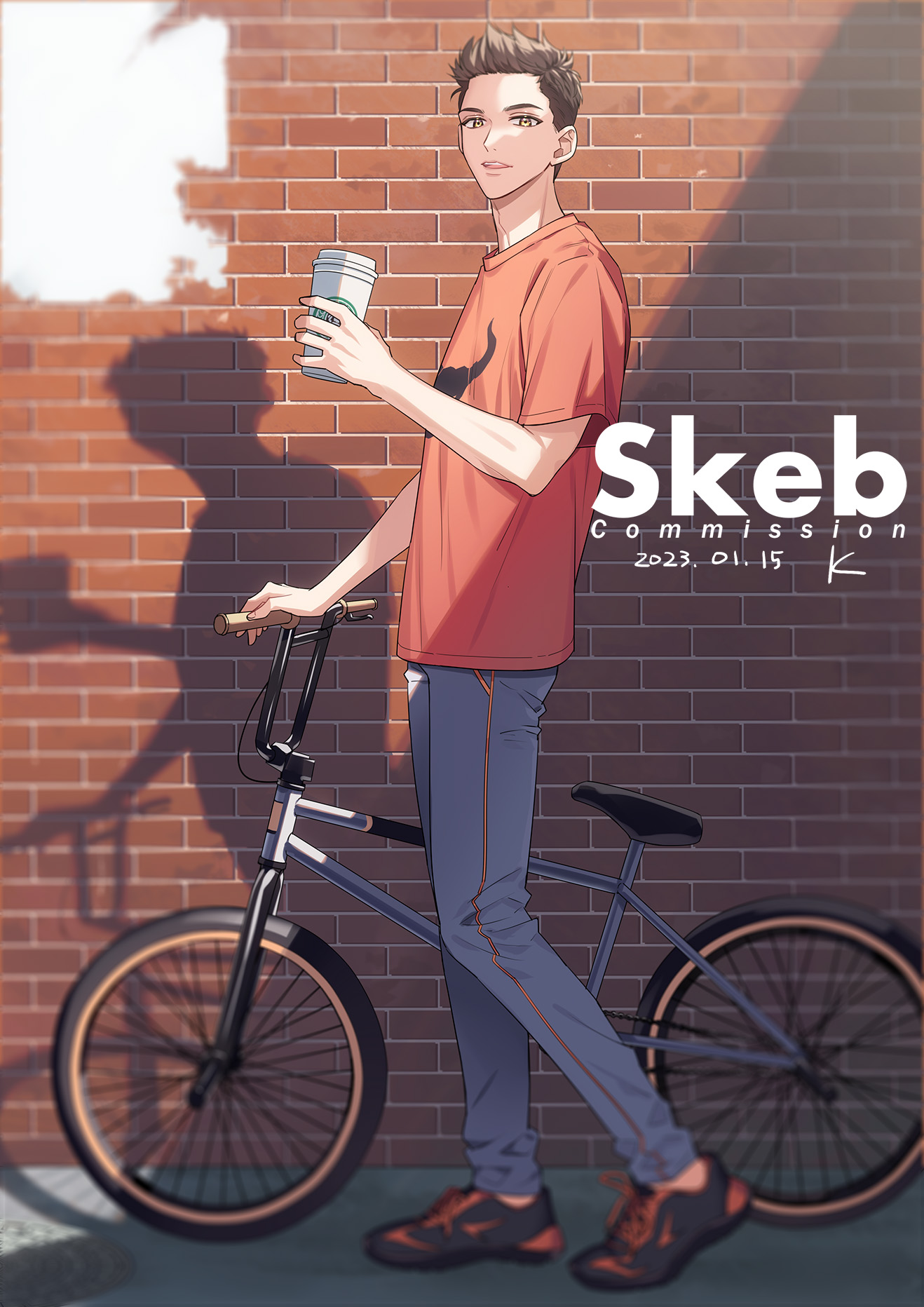 K on Twitter: "Skebありがとうございました🚲 https://t.co/4slmwXuIgd #Skeb #Commission https://t.co ...