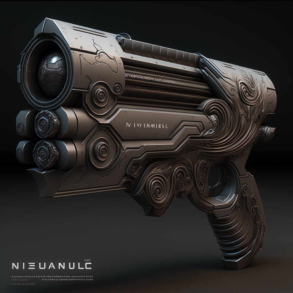 Futuristic Pistol Concept
