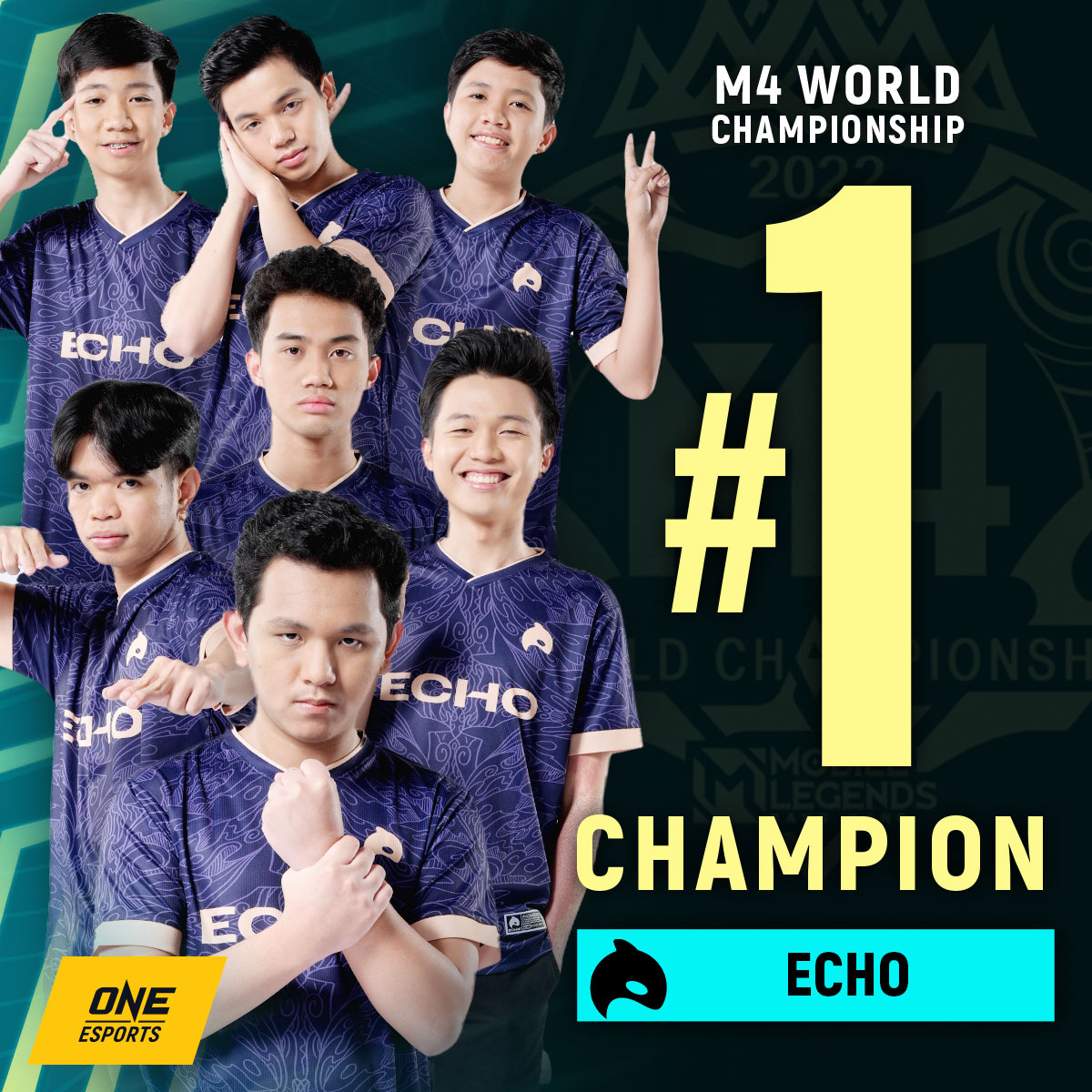 ONE Esports on Twitter: "ECHO loud! ECHO proud! ECHO Champ! @echophilippines is your M4 World ...