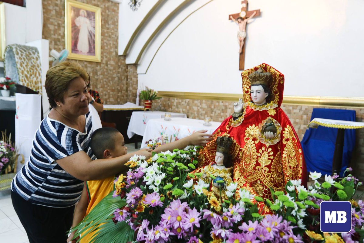 LOOK: Devotees celebrate the feast of Senior ño in Barangay Piapi ...