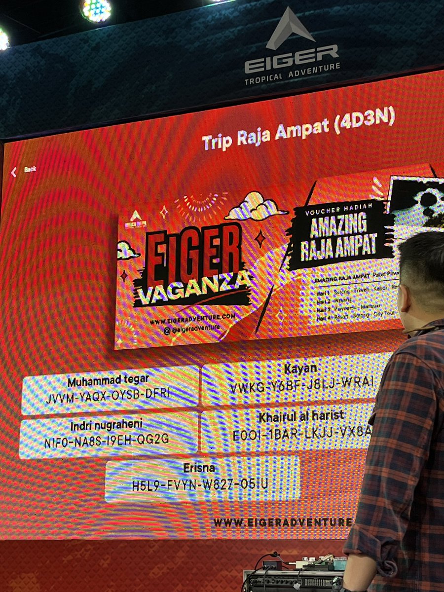 EIGER on Twitter: "Ini dia beberapa pemanang yang mendapatkan trip liburan!"