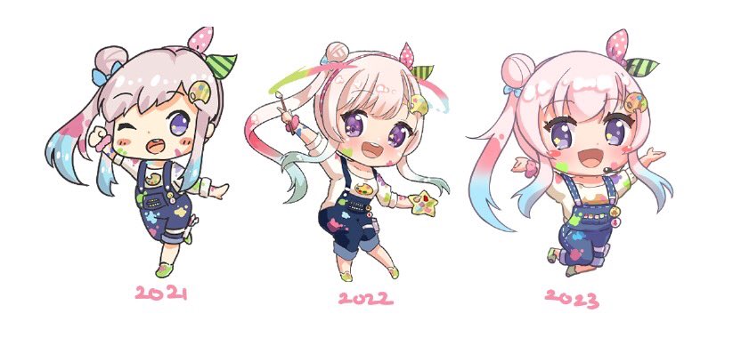 「Pdhl kyny chibi doang ya ww 」|haloclo 🐈‍⬛🎀 Comifuro16 F-54 HaloxNikkiのイラスト