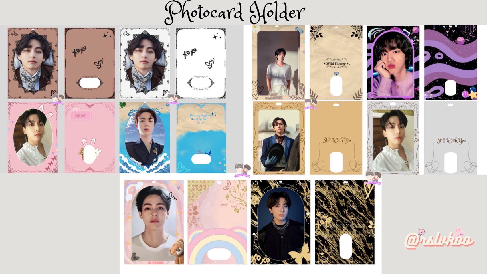 Saa🌸 on Twitter: "[HELP RT]!🤍 Open PO Card Holder Acrylic {FREEBIES LIMITED UTK YG BERUNTUNG} 💸 ...