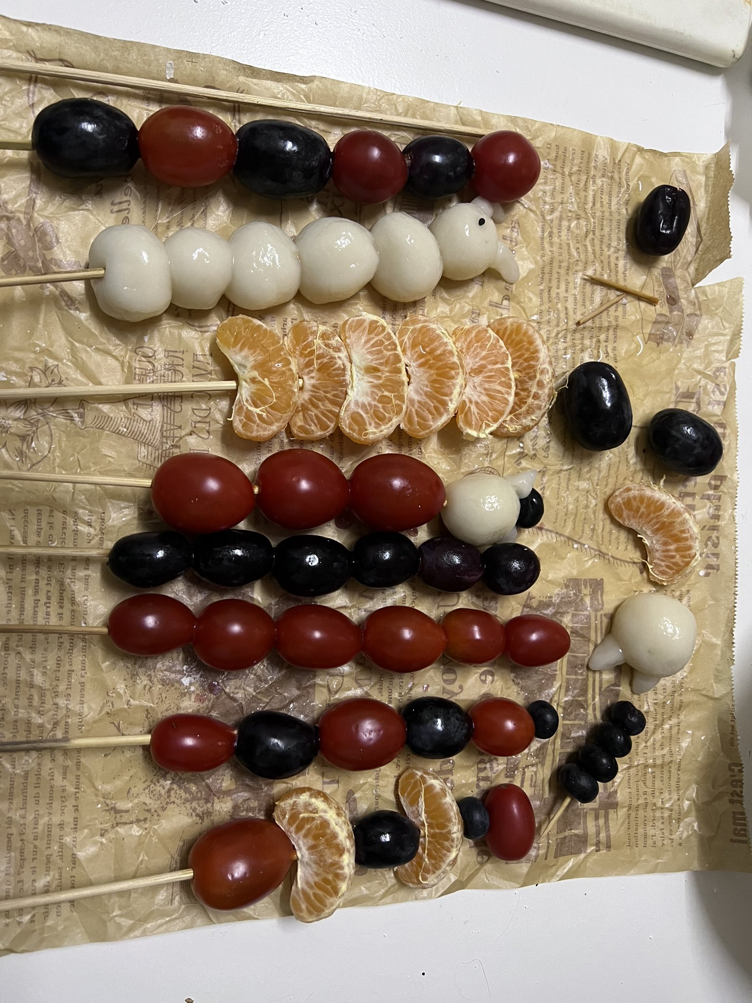 Plaid 🐾🥢 | cooking vtuber! (predebut) on Twitter: "My tanghulu mochi stream is very scuffed ...