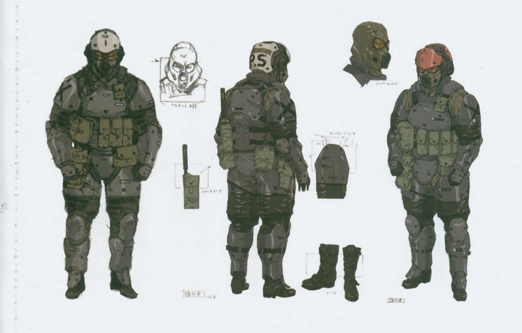 Metal Gear Solid Peace Walker Concept Art