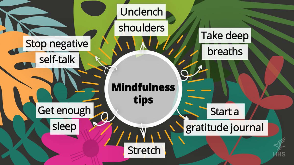 HHS.gov on Twitter: "Practicing #mindfulness and focusing on the ...