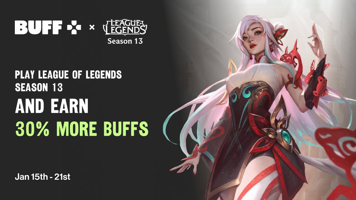 BUFF.game on Twitter: "Get ready to dominate the Rift🔥 Play League of Legends during season 13 ...