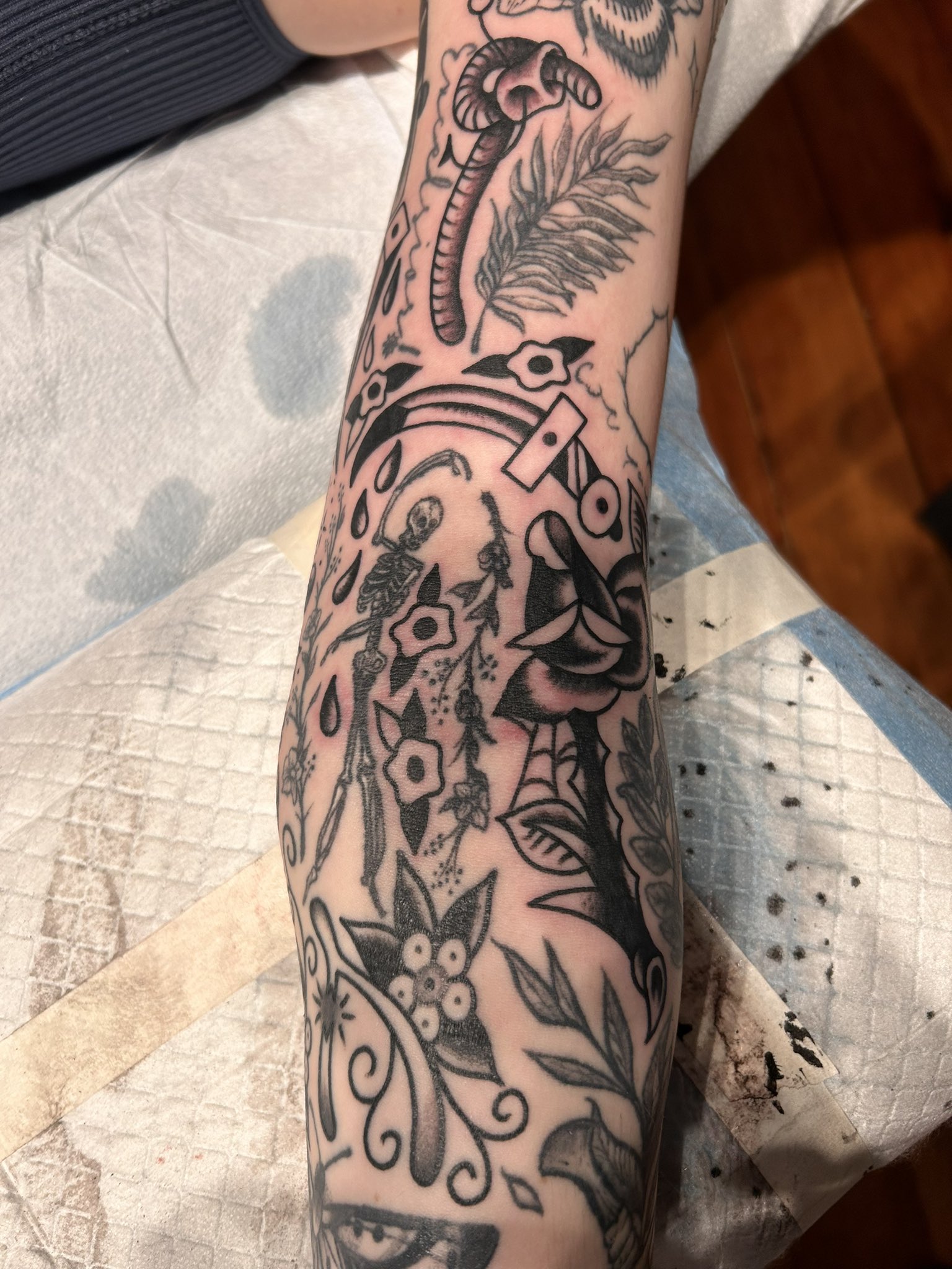 Traditional Tattoo Sleeve Filler