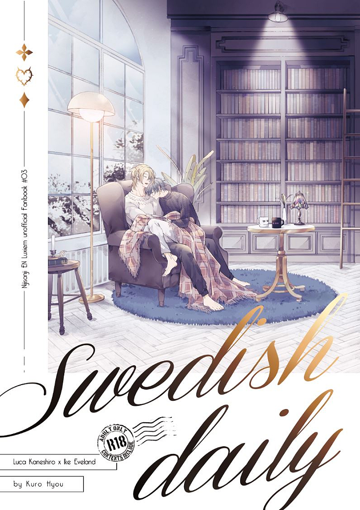 くろ豹🍰CWT63-Q01 on Twitter: "#Lucake CWT63💛💙新刊來補試閱了!(1/3) 印調中：https://t.co/jnCPpMhkor 預購皆有特典明信片，委託 ...