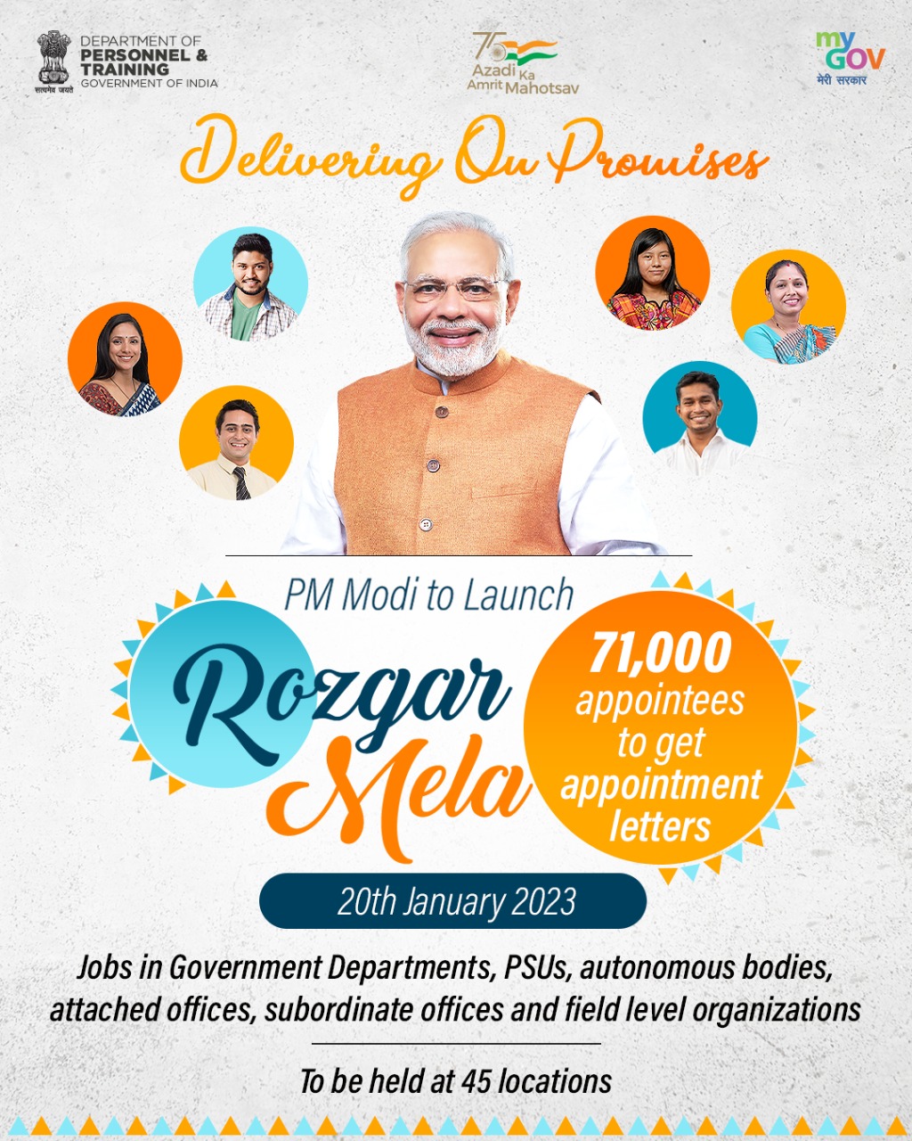 MyGovIndia on Twitter: "#RozgarMela underlines the commitment of the government working on ...