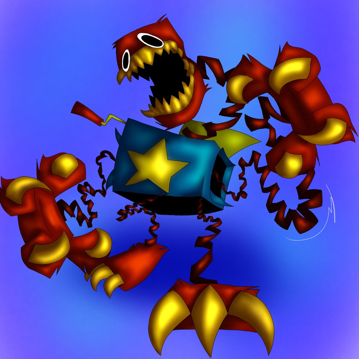 Prophecyx On Twitter Rt Passionaroo Boxy Boo Art Poppyplaytime Poppyplaytimefanart