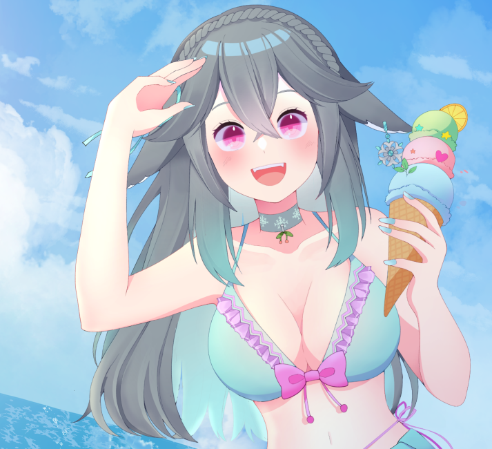 🔞Shuvi Kaizuka 🦊 Peppermint Foxtuber 🍨 on Twitter: "How else do we warm up? ♡(>ᴗ•) ehe Art by ...