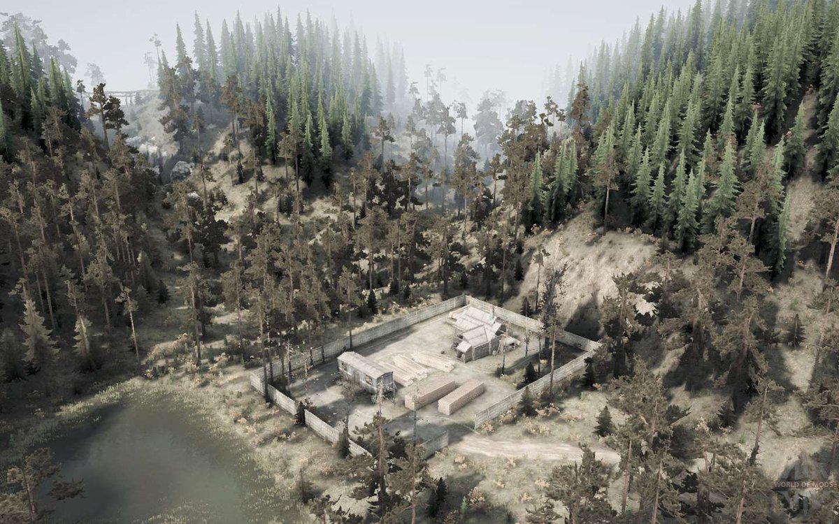 WorldOfMods.com on Twitter: "На краю для Spintires MudRunner https://worldofmods.ru/spintires ...