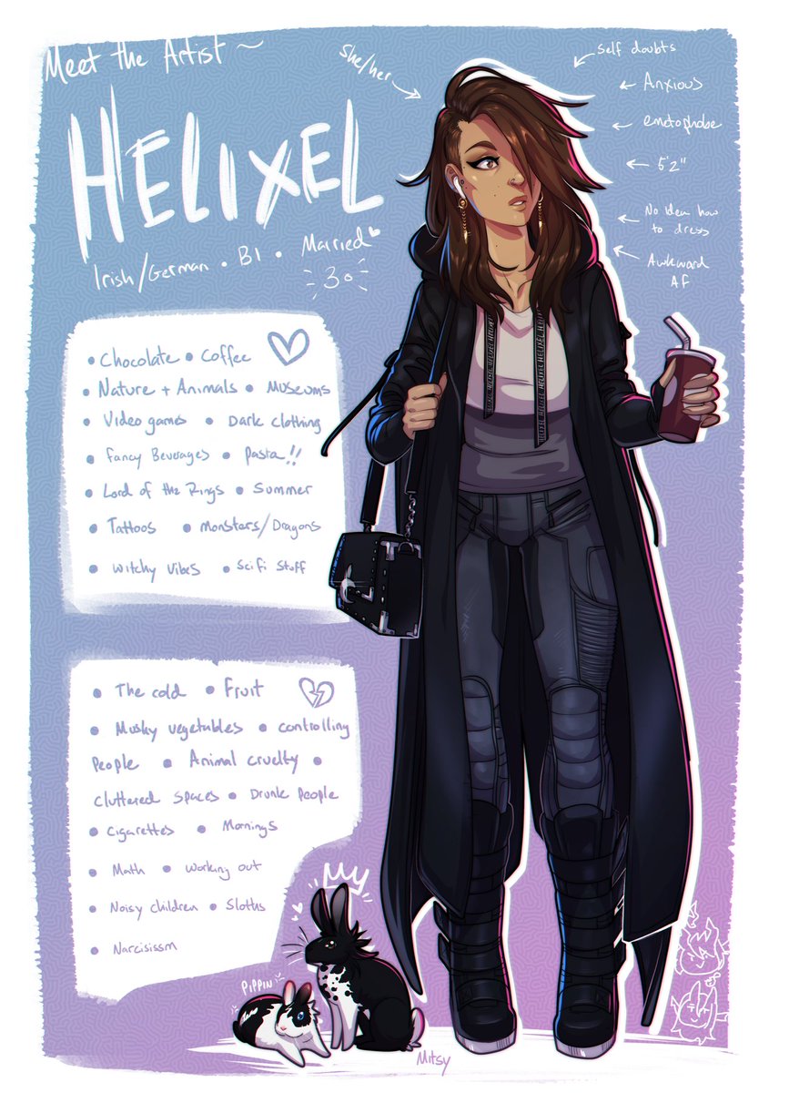 Ant on Twitter: "Art Feature: Helixel, by @Helixel! Digital highres image (€10, part of a bundle ...