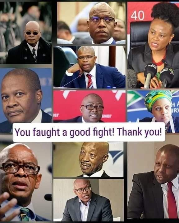 Chairman Nathi Sithole On Twitter President Zuma Was Surrounded By Men And Women Of Steel Who