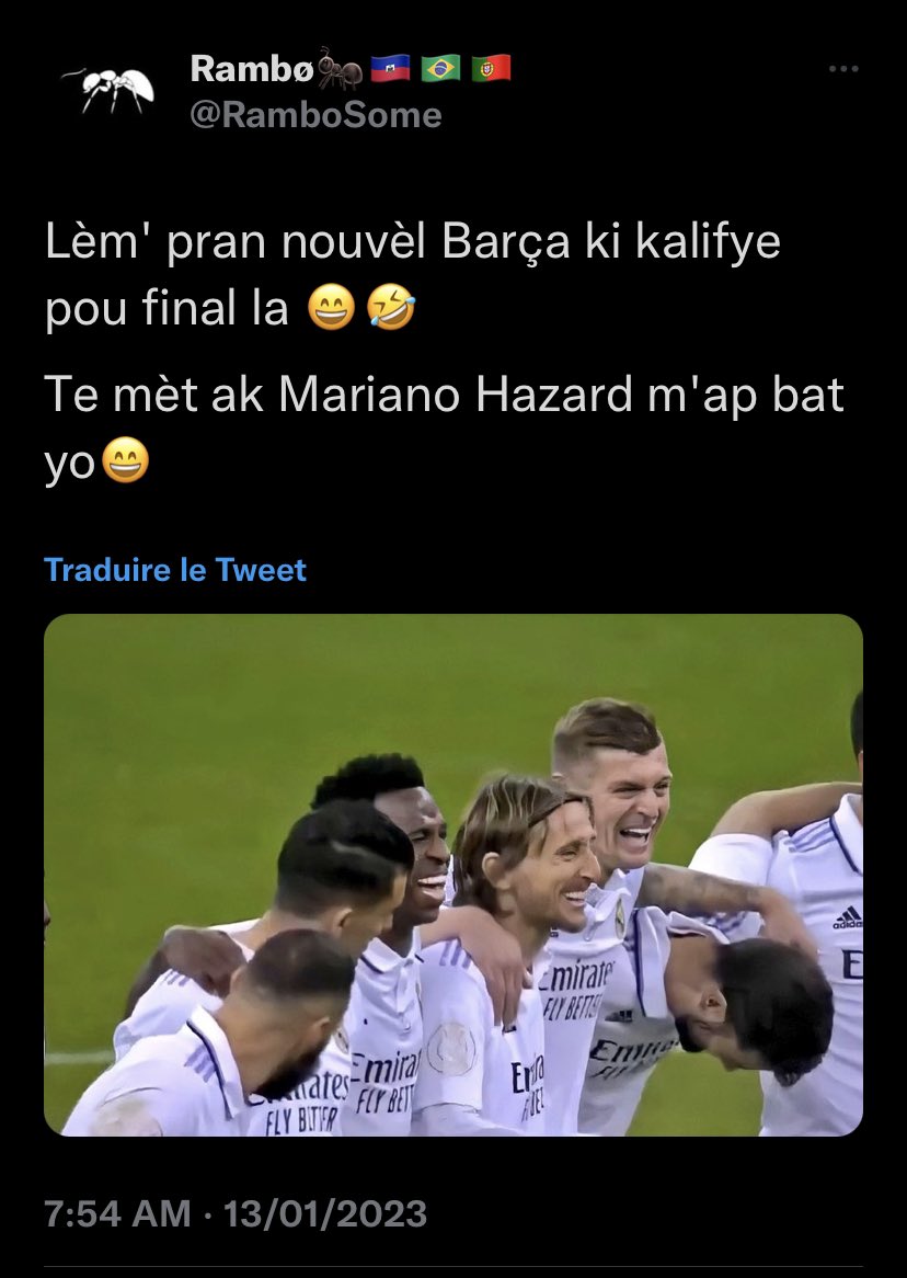 Loukendy Media on Twitter: "RT @WAltenord: Finatiik Bretigal yo pa p sispann fè flay 😂🤣😂"