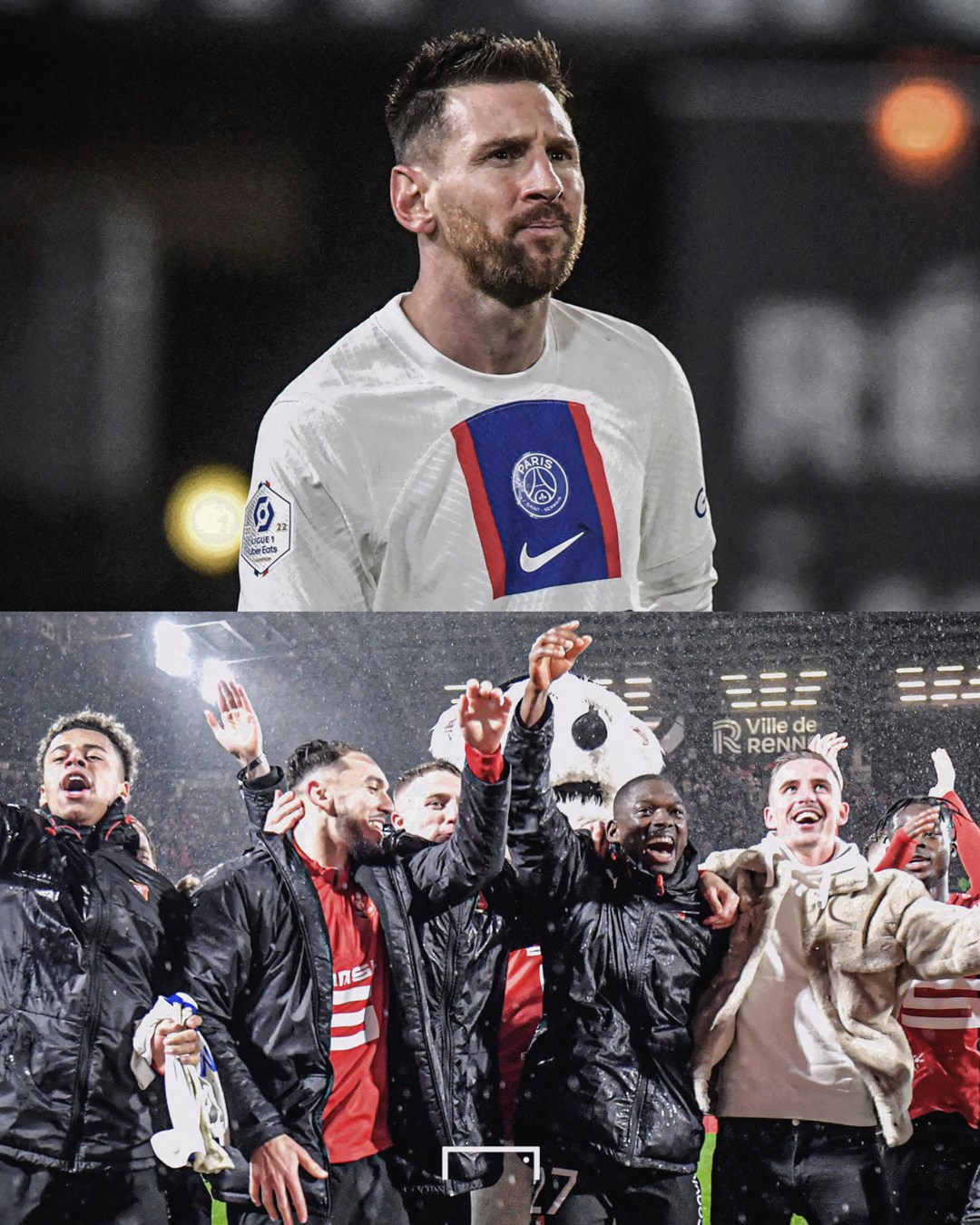 GOAL on Twitter: "Rennes beat PSG with MNM all on the pitch 😲 https://t.co/oGVLYskH6N" / Twitter