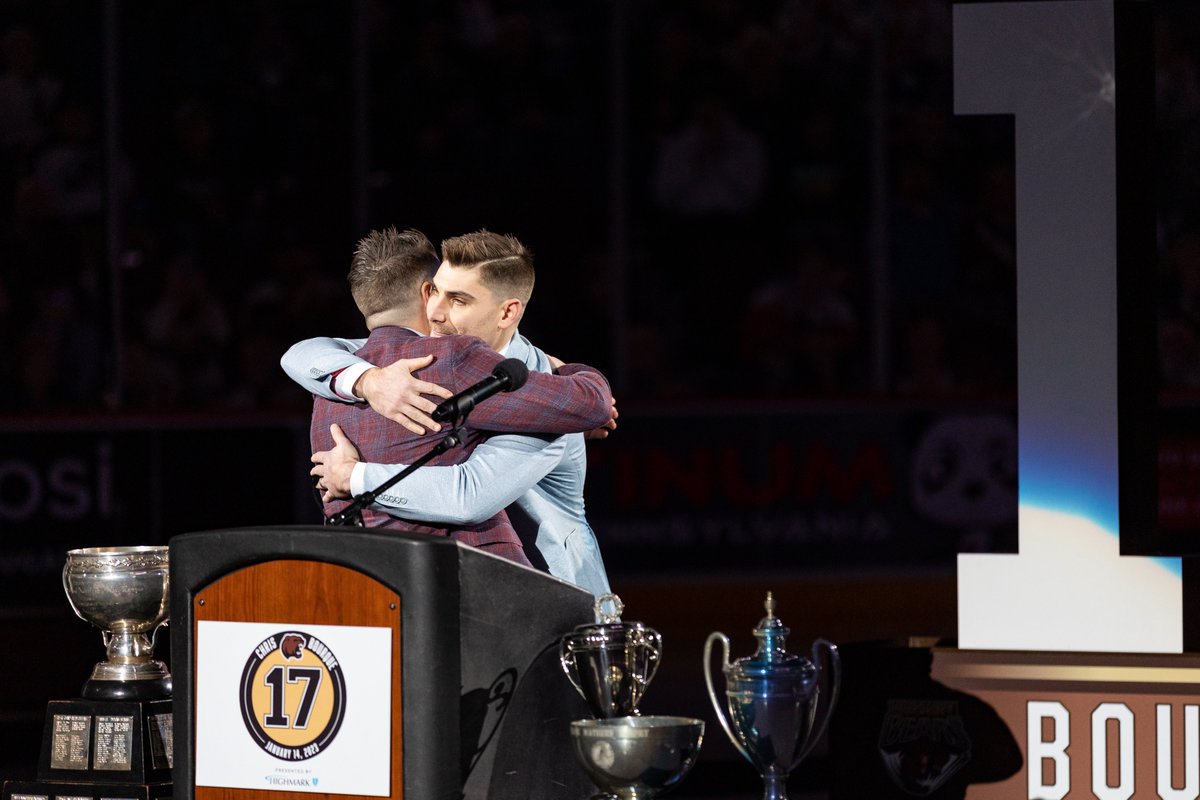 American Hockey League on Twitter: "An unforgettable night for the Bourque family. #17"