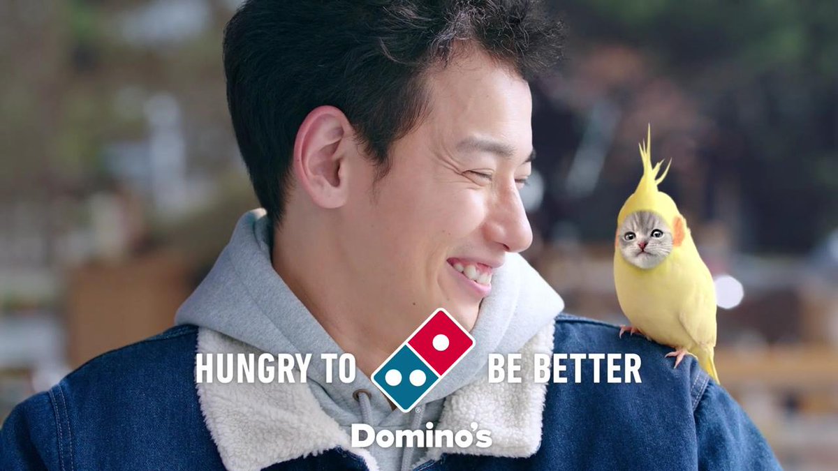 動画NOW on Twitter: "ドミノ・ピザ のCM 「\\バーガーピザ・クワトロ新登場／／「うまい」と「うまい」の出会い」篇。 https://douganow.jp/archives ...