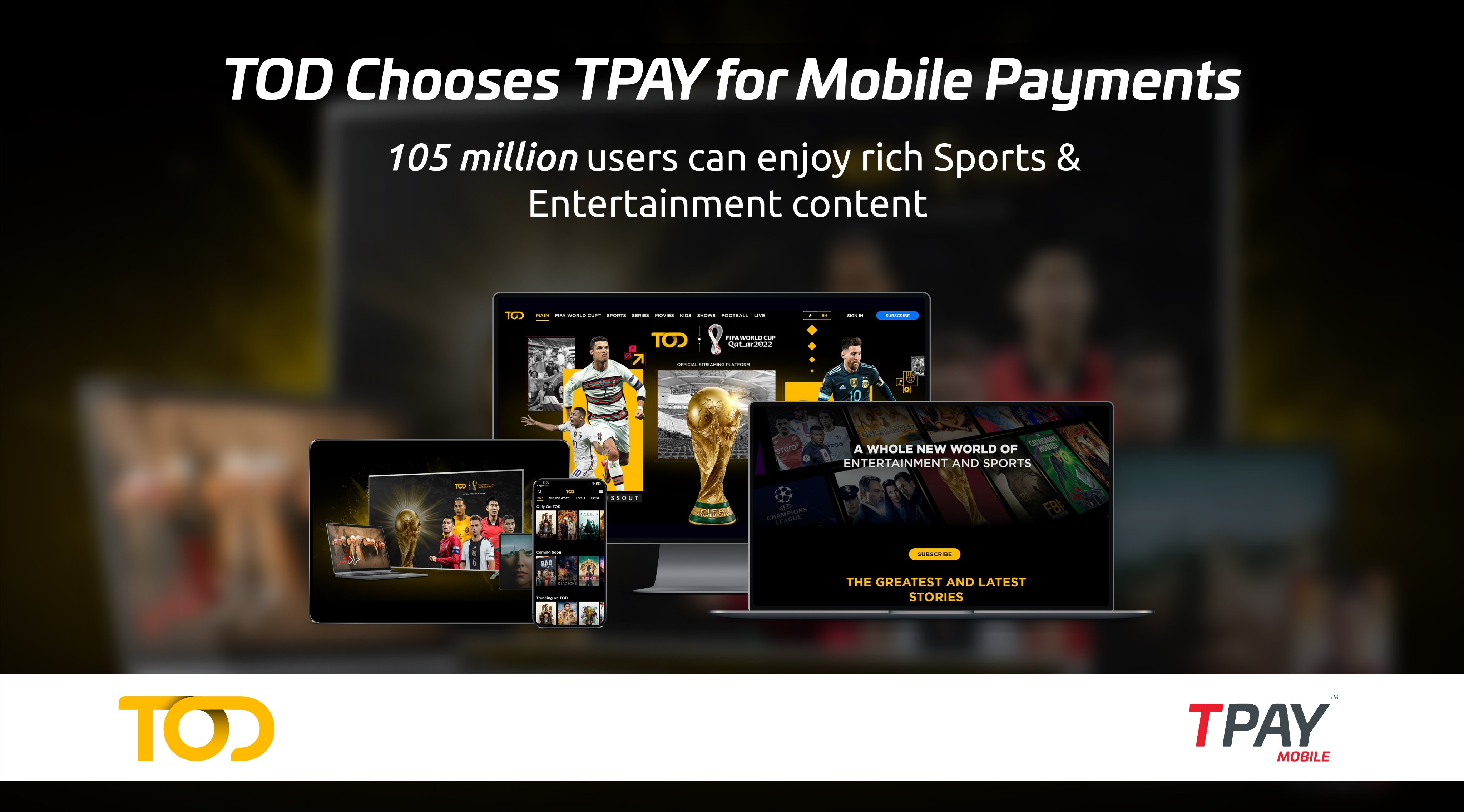 TOD chooses TPAY for Mobile Payments - Biz Today