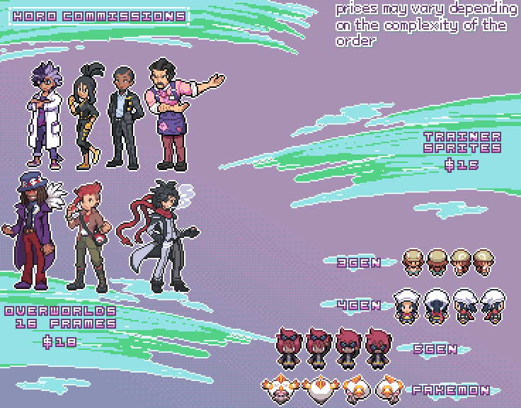 Pokemon Trainer Sprites X And Y