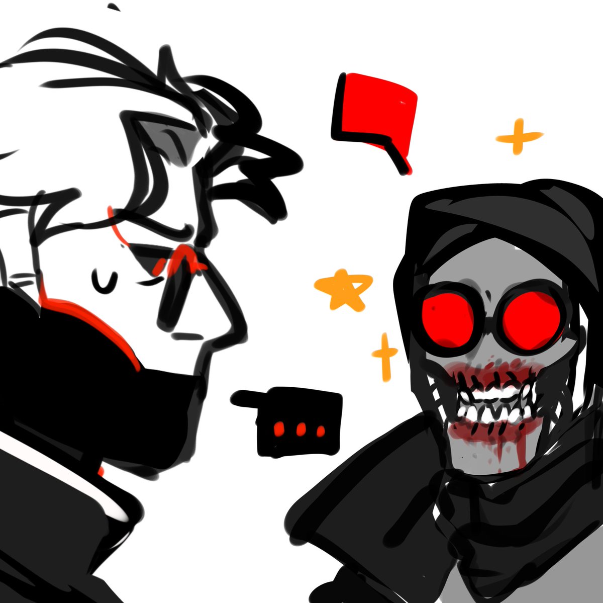 「This is the most cursed I drew hank 」|🦋 ️/S.Moths ️🦋のイラスト