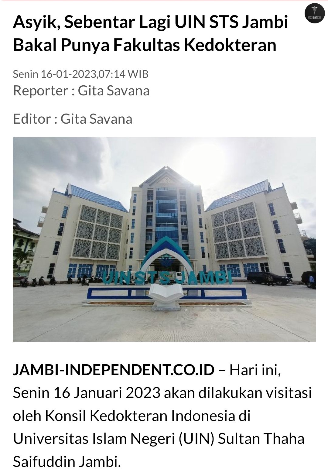 ⚕️Base Anak FK | Open DM📩 on Twitter: "Next UIN ke 4 yang punya Fakultas Kedokteran dok https ...