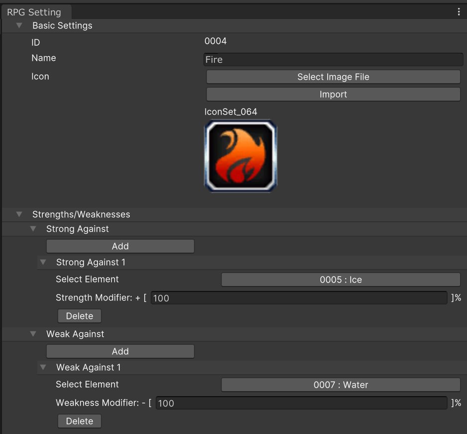 RPG Maker Unite Official on Twitter: "You can set element modifiers for each element! Previously ...